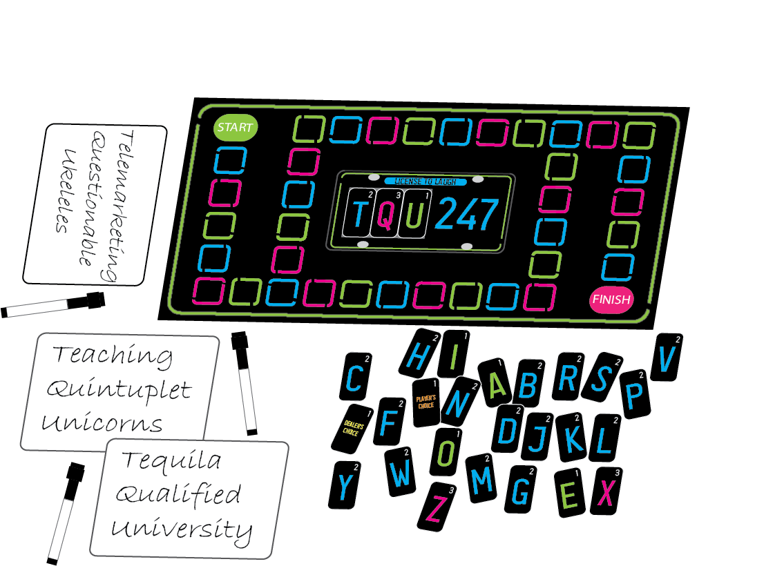 The Laugh Depot Board Game License to Laugh LCS 2 LAF